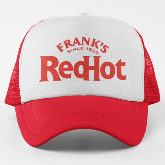 Accessories | New Franks Redhot Sauce Logo Foam Trucker Snapback Hat ...